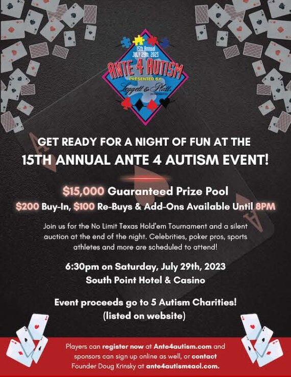 Introducing the 2023 Sponsors of Ante 4 Autism