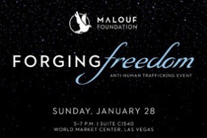 Malouf to combat human trafficking with Forging Freedom event at Las ...